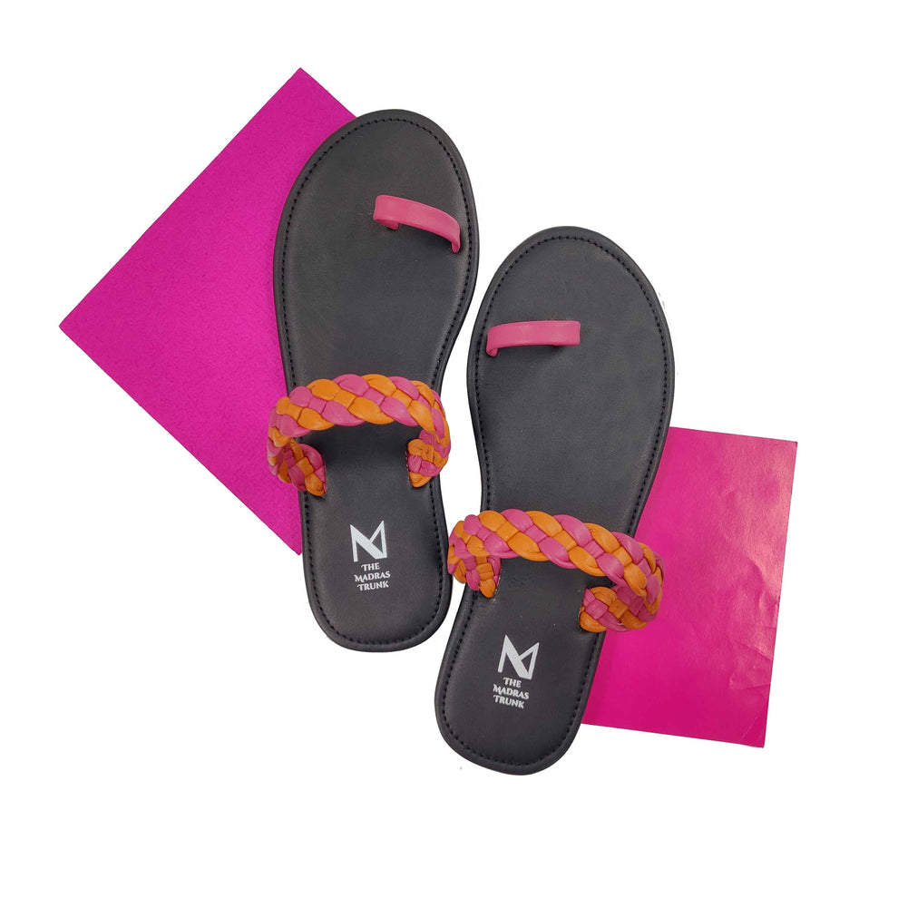 Sugam Pink Orange – The Madras Trunk